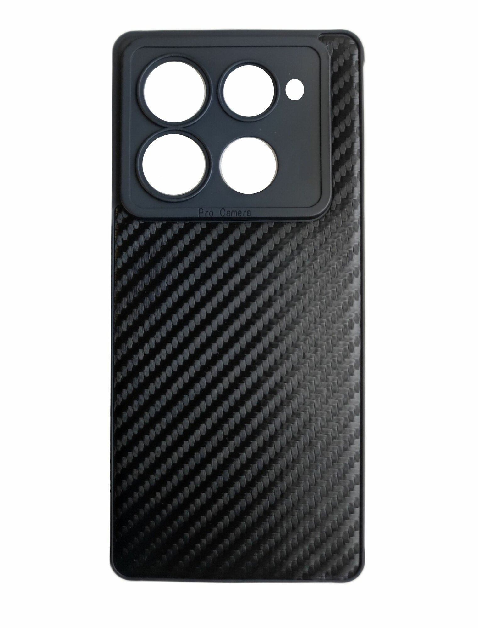Infinix Note 40 Pro Plus / 40 Pro карбоновый Силиконовый чехол для Инфиникс ноте 40 про плюс черный case с защитой камеры