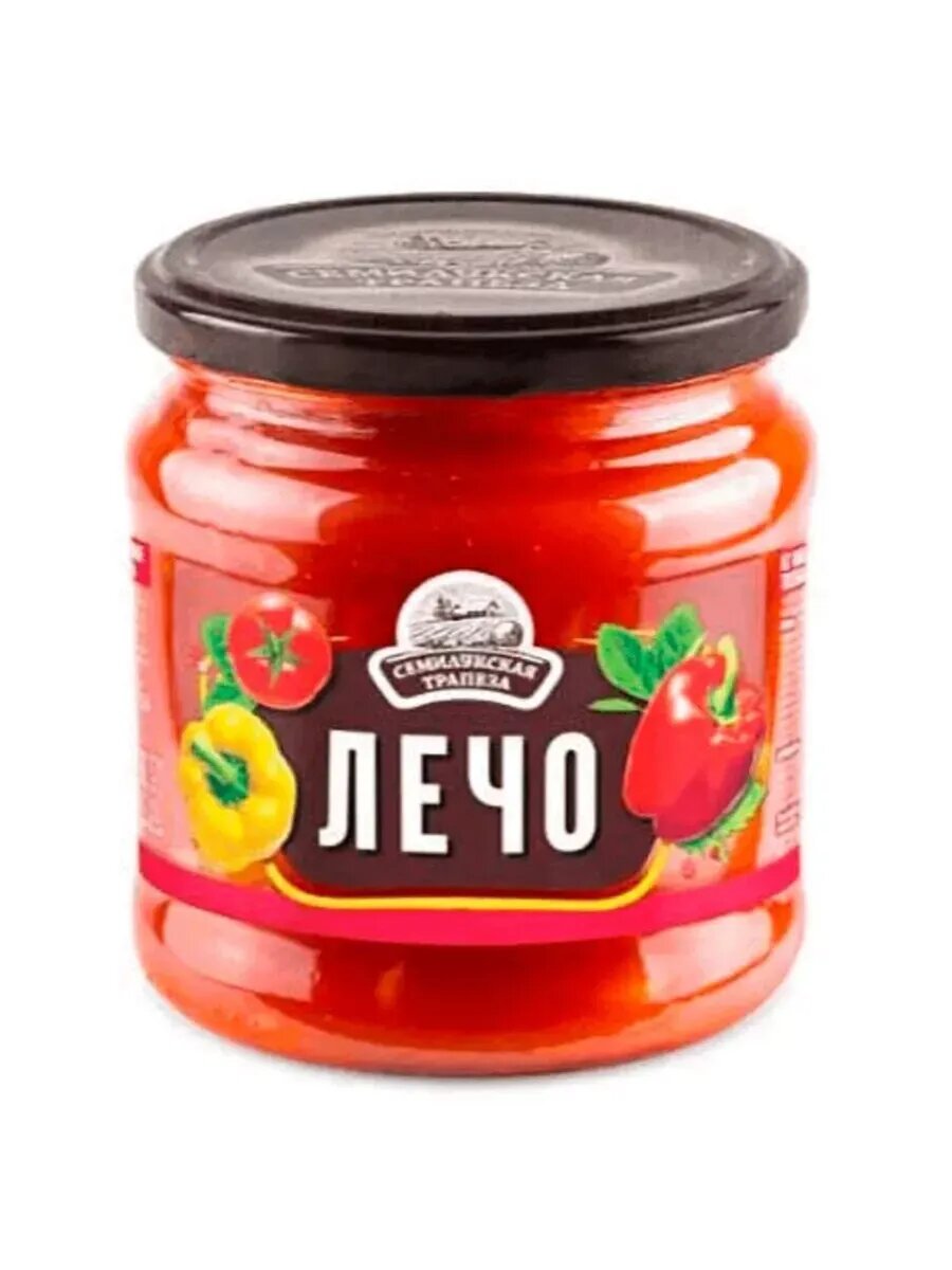 Закуска Семилукская Трапеза овощная Лечо 460 г