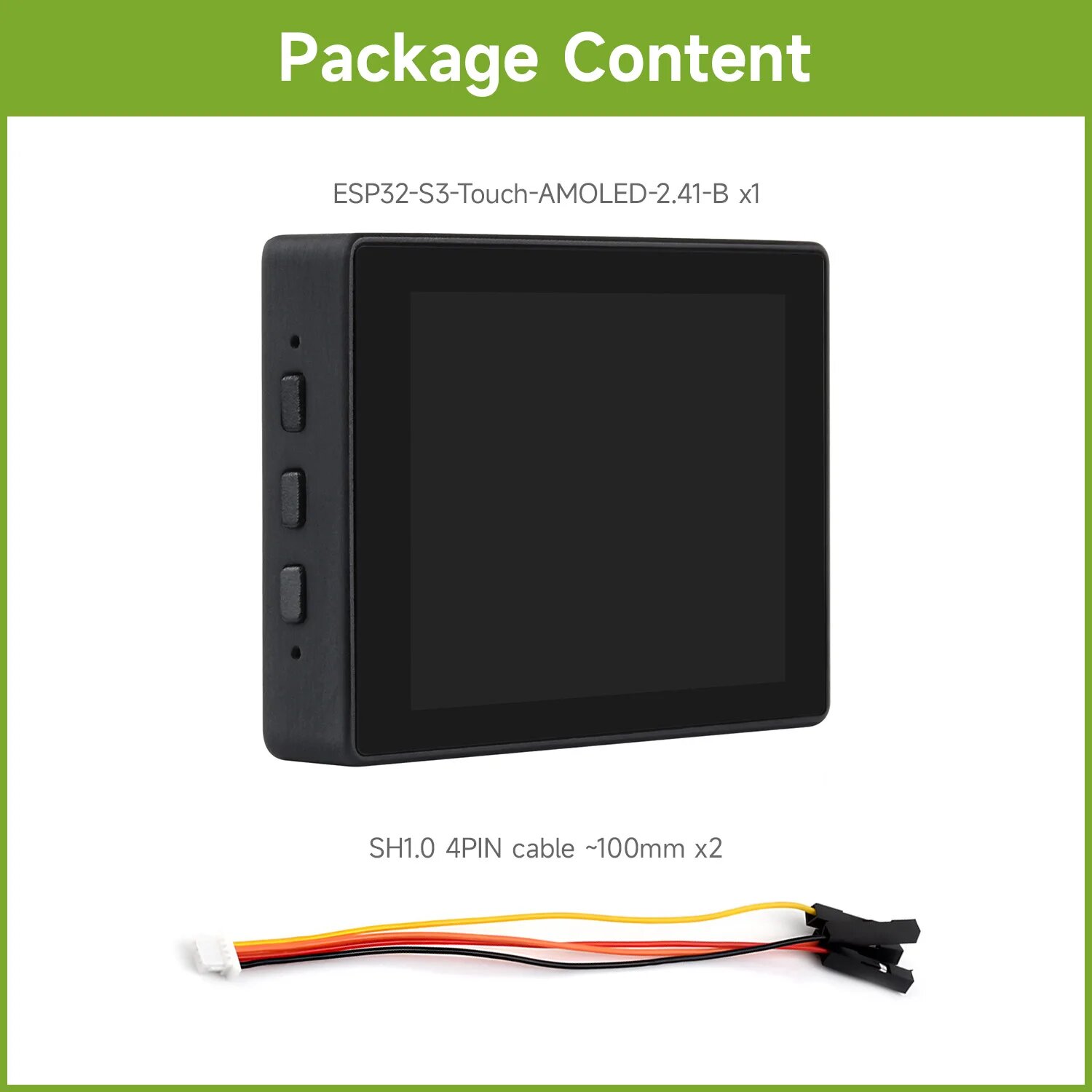 ESP32-S3-Touch-AMOLED 2.41" дисплей с корпусом