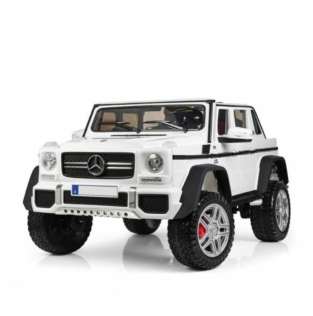 Электромобиль "Mercedes-Benz Maybach", 2 места, белый, 39,5 кг