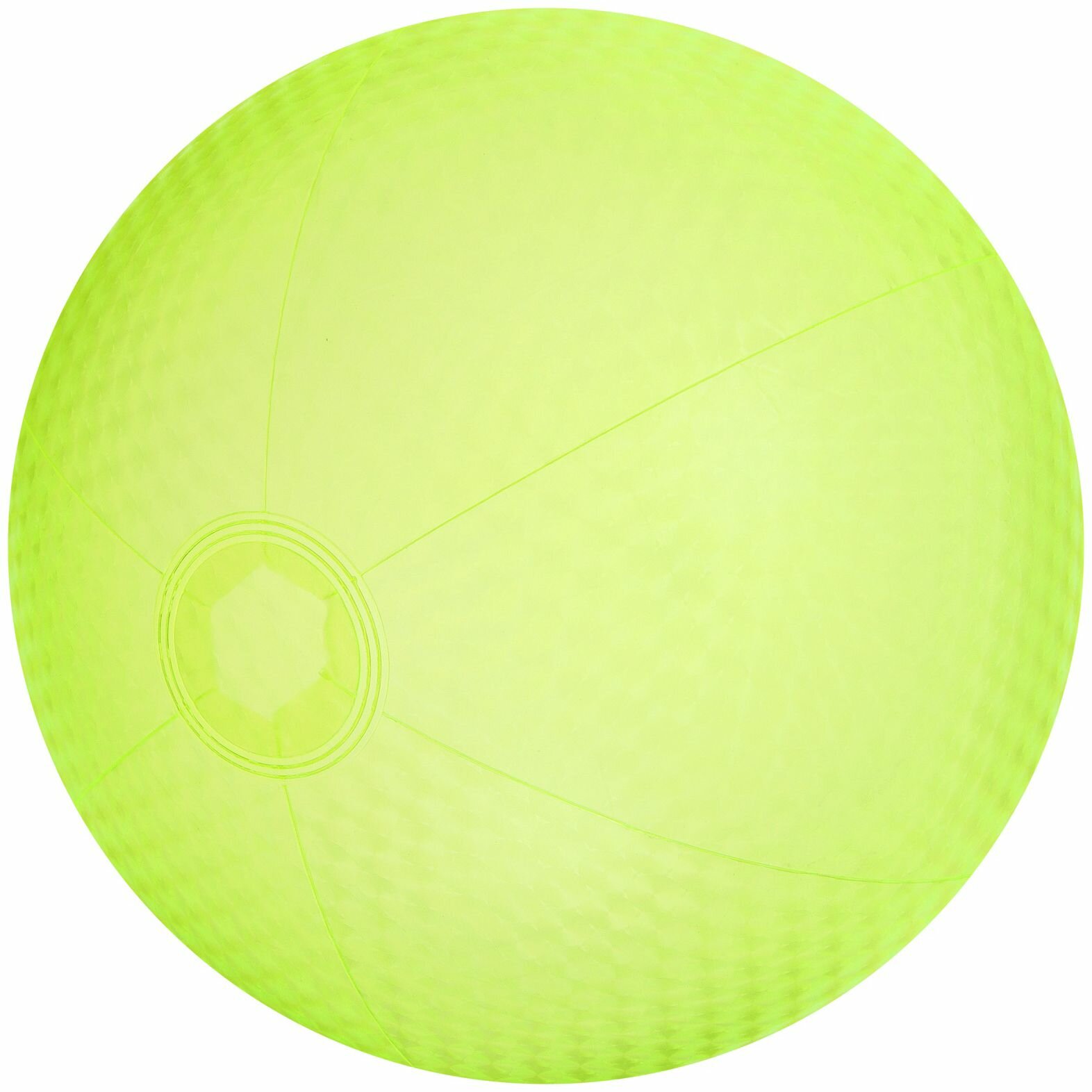 Надувной пляжный мячик "На волне", детский мяч для плавания, купания, бассейна и воды, диаметр 45 см, цвет зеленый