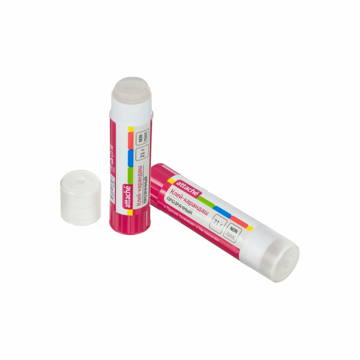 Клей-карандаш Attache, 21г, прозрачный (1791802), 1шт.