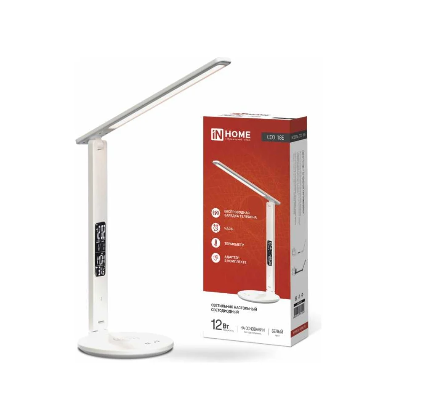 Светильник настольный светодиодный PLUS ССО-18Б 12Вт 3000-6500К 600Лм сенсор YK