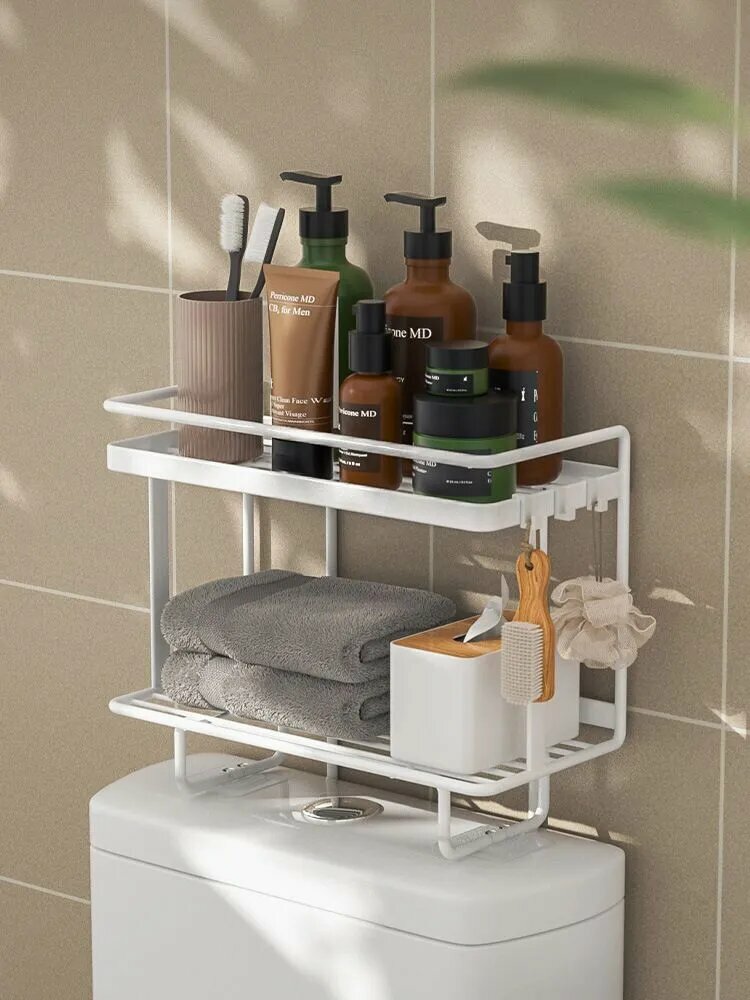 Полка для ванной комнаты Прямая 1 ярусная, 1 шт