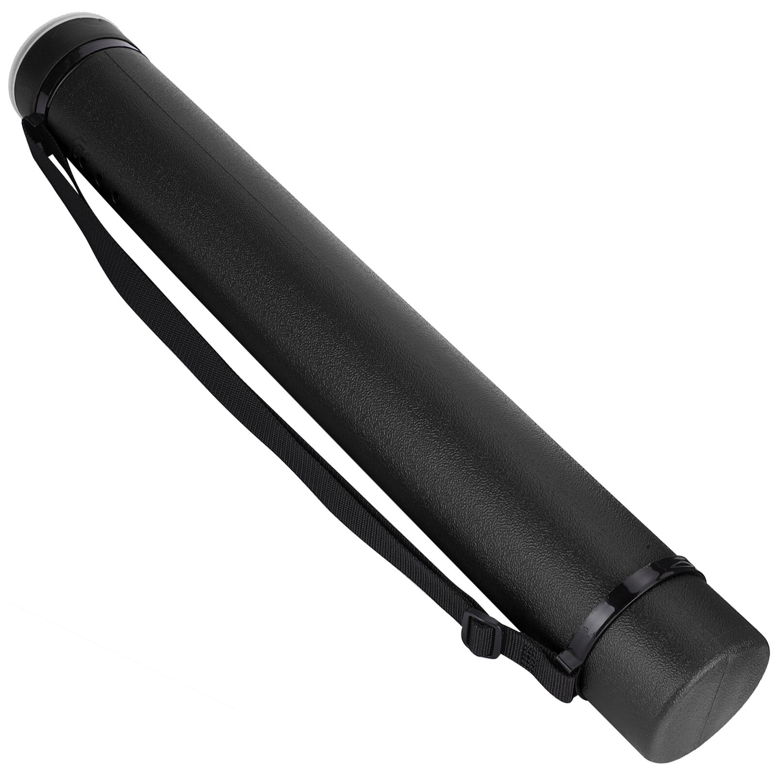 Выдвижной утолщенный телескопический чехол для хранения чертежей и плакатов, черный.