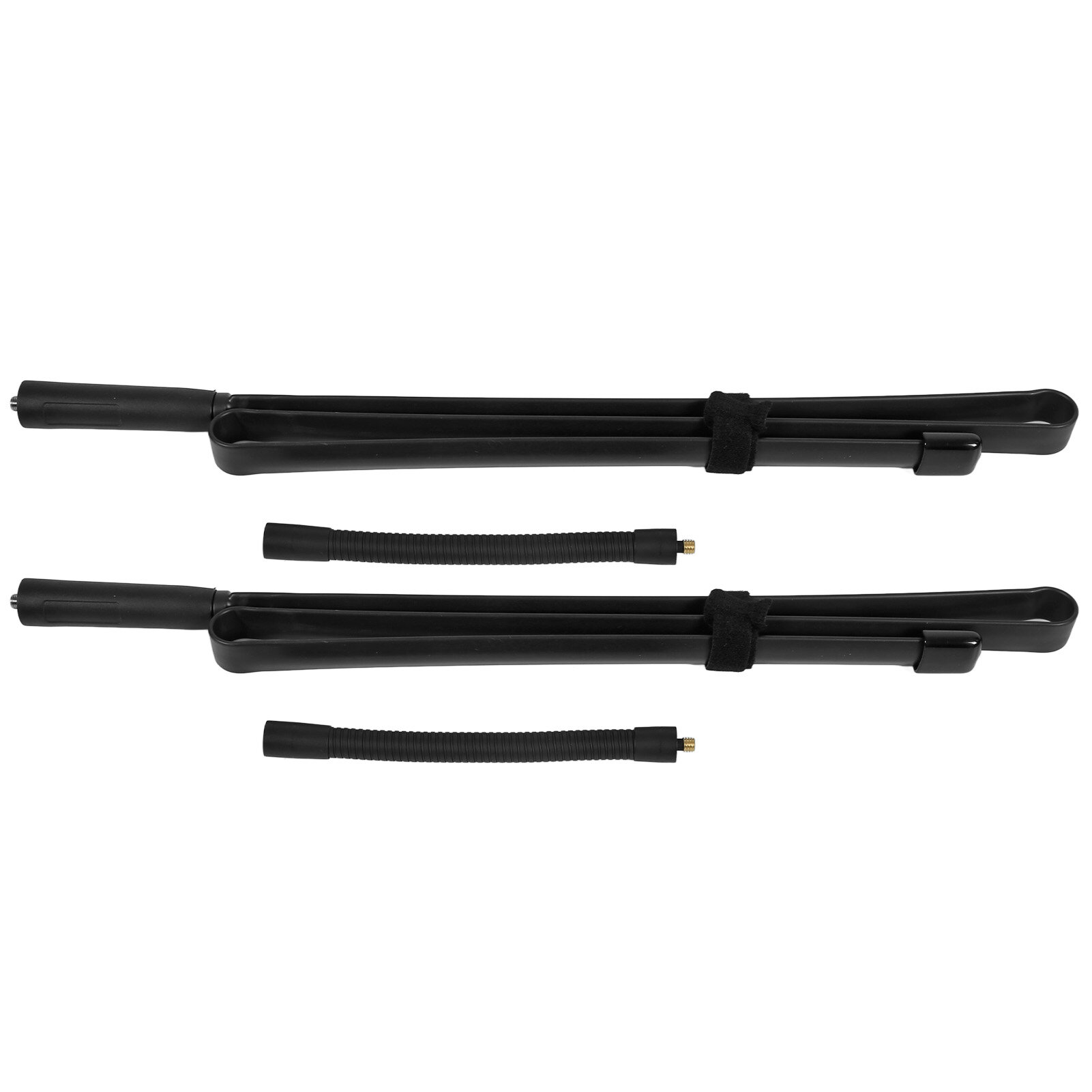 2 комплекта УФ-антенн для раций, 3,5 дБи, 136–520 МГц, разъем SMA «мама», длина 124 см.