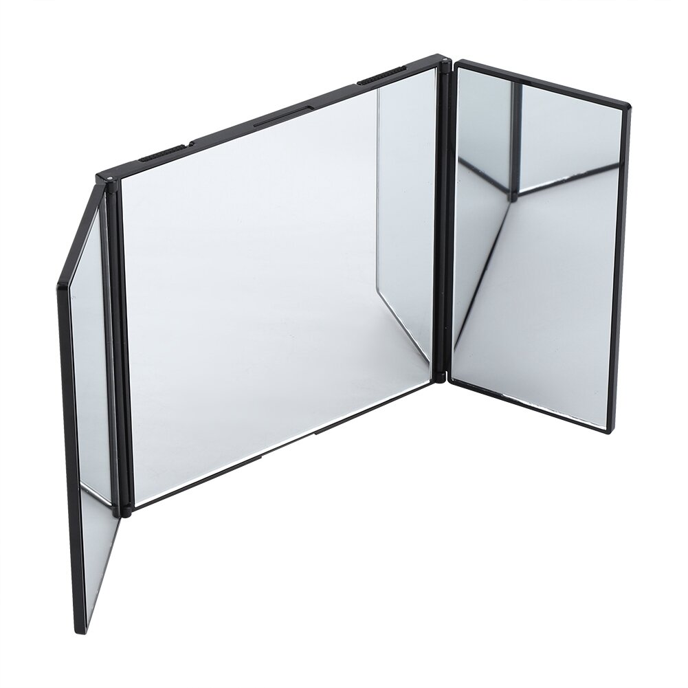 Складное зеркало для макияжа, автомобильный интерьер, солнцезащитный козырек, легко устанавливаемый декоративный аксессуар