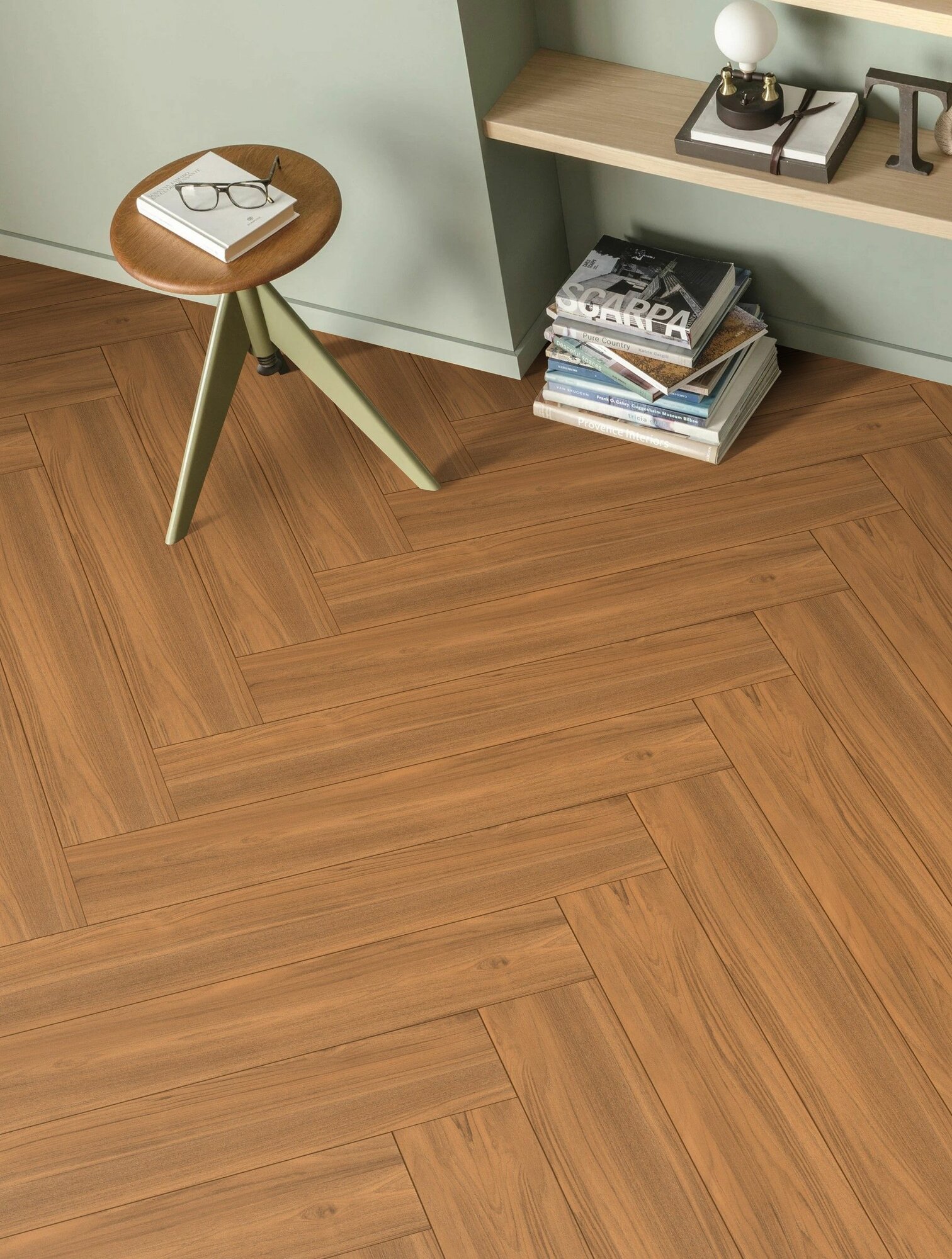 Керамогранит ENNFACE 20 х 120 см, Crown Teak, матовая, 1,20 м2 в упаковке (5 шт.)