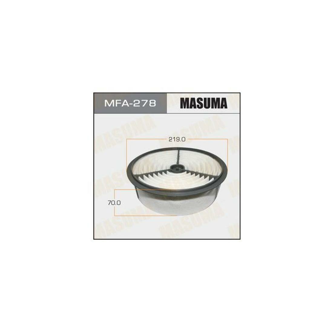 Фильтр воздушный для автомобилей Masuma MFA278 (запчасти и расходники)