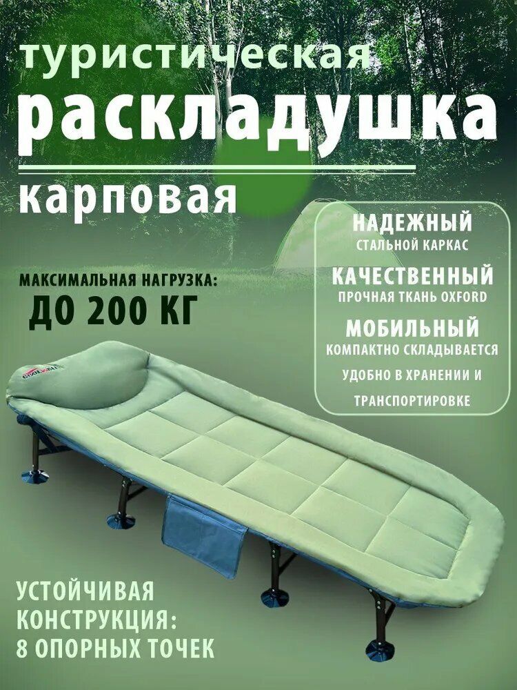 KNOW EASY-Раскладушка карповая