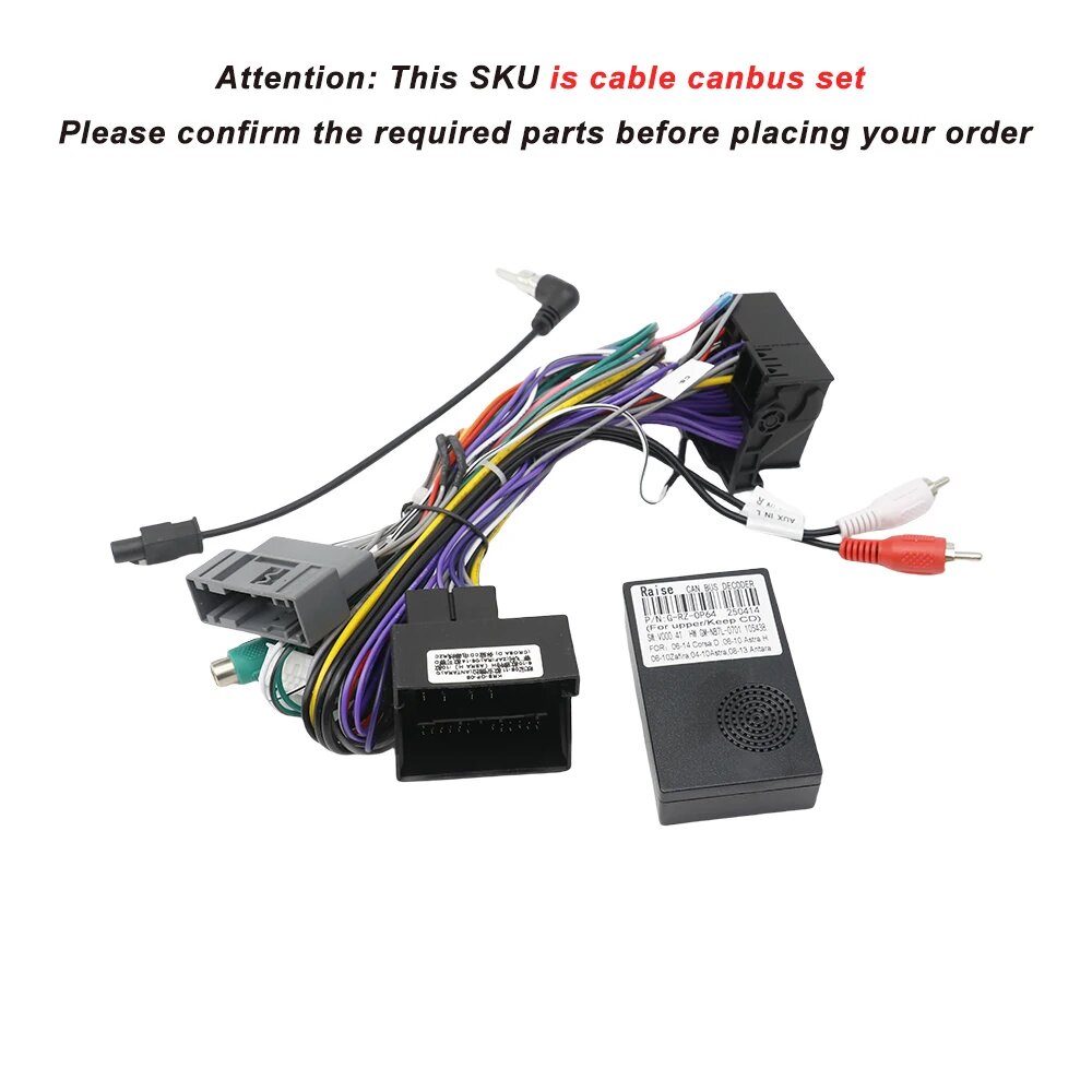 Автомобильный кабель с подъемом, адаптер Canbus Box для Opel Corsa D Astra H Zafira Astra Antara Cable Canbus