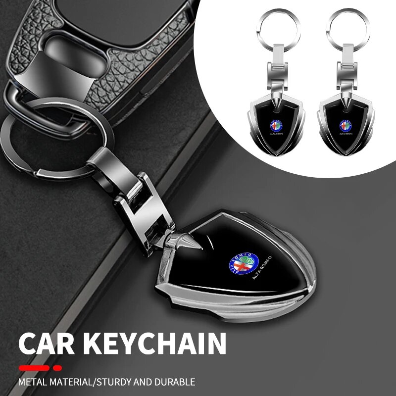Автомобильная эмблема, модный металлический брелок, 3D автомобильные металлические брелоки для Alfa Romeo Dacia Tesla Cadillac Land Rover Toyota Hyundai BMW Cadillac