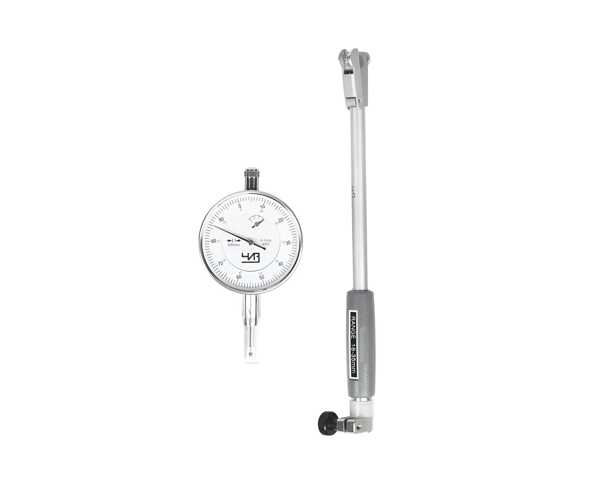 Нутромер индикаторный ЧИЗ НИ 18-35 мм, цена деления 0.01 мм, (грси №64498-16),