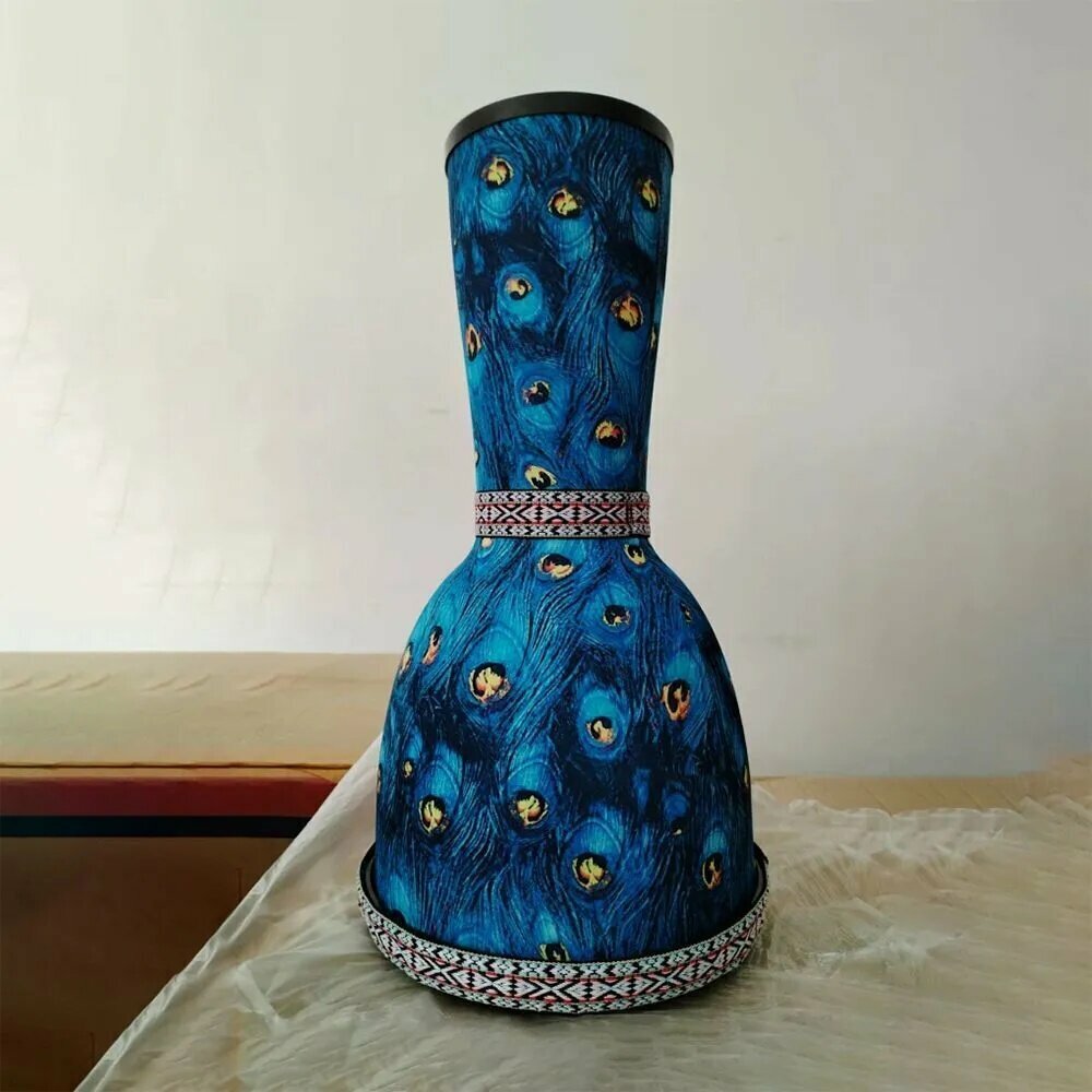 Африканский этнический барабан Джембе Peacoc 8 дюймов