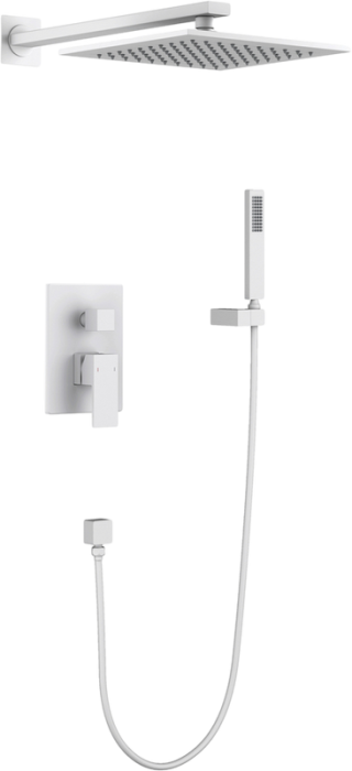 Душевой комплект Timo Selene SX-2069/16SM С внутренней частью, матовый белый