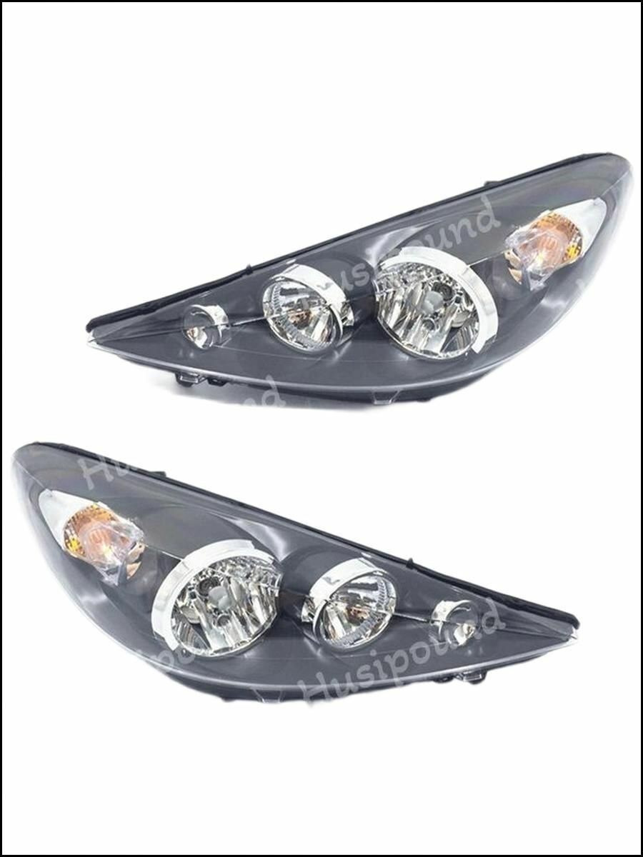 Эксклюзивные галогенные фары для Peugeot 207, комплект 2 шт, 20092013 гг
