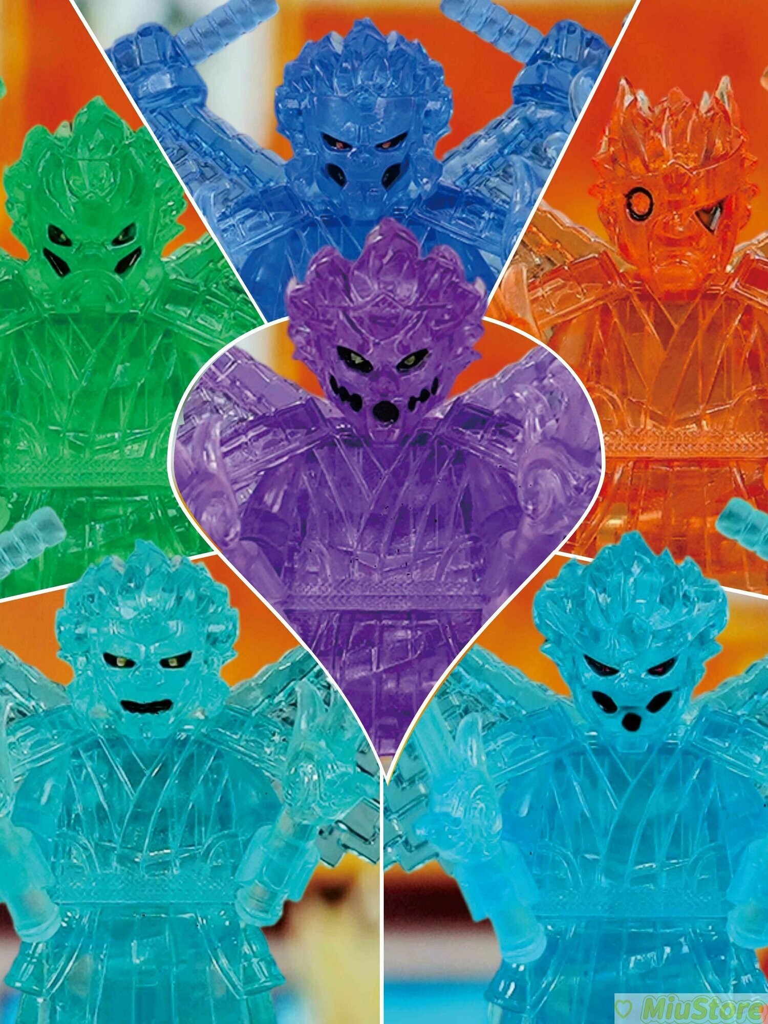 Набор игрушек минифигурки аниме Наруто(Naruto) susanoo 6 шт/солдатики для мальчиков набор/аниме фигурки