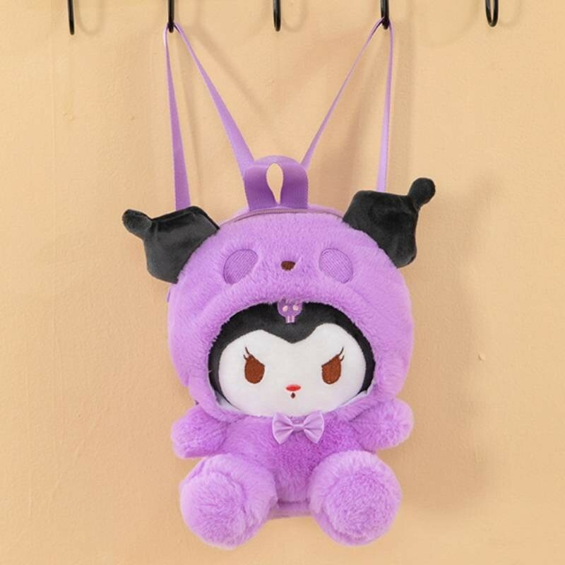 Рюкзак мягкая игрушка мультяшное животное для девочек милый и adorable с изображениями мели и пуддинг собака кроми