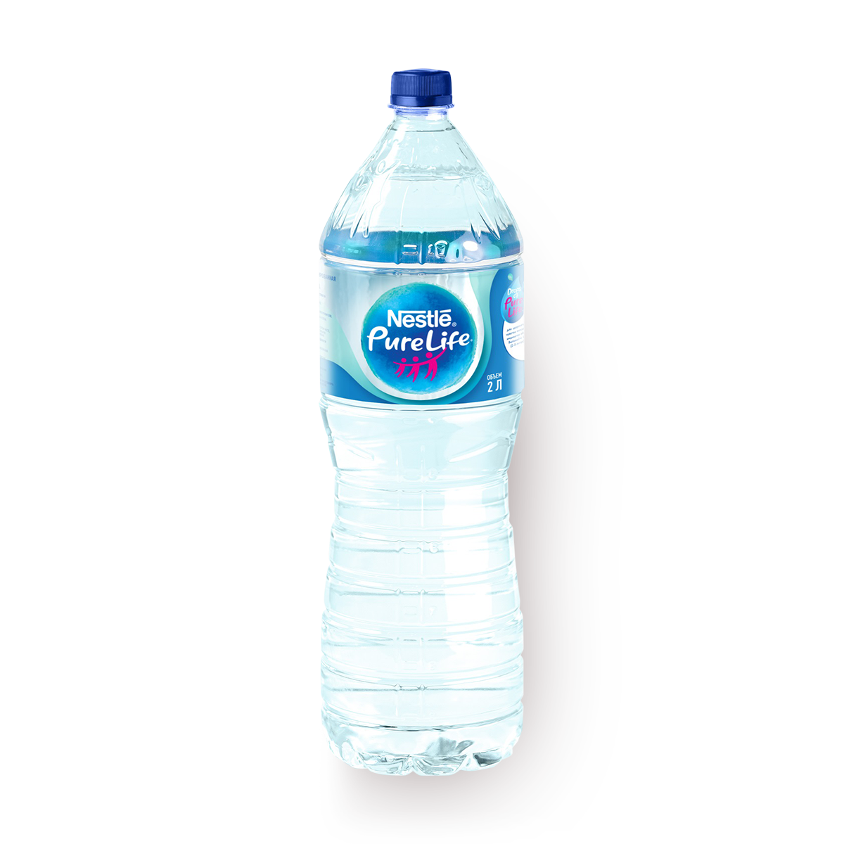 Вода Nestle Pure Life негазированная, пластиковая бутылка, объем 2 л