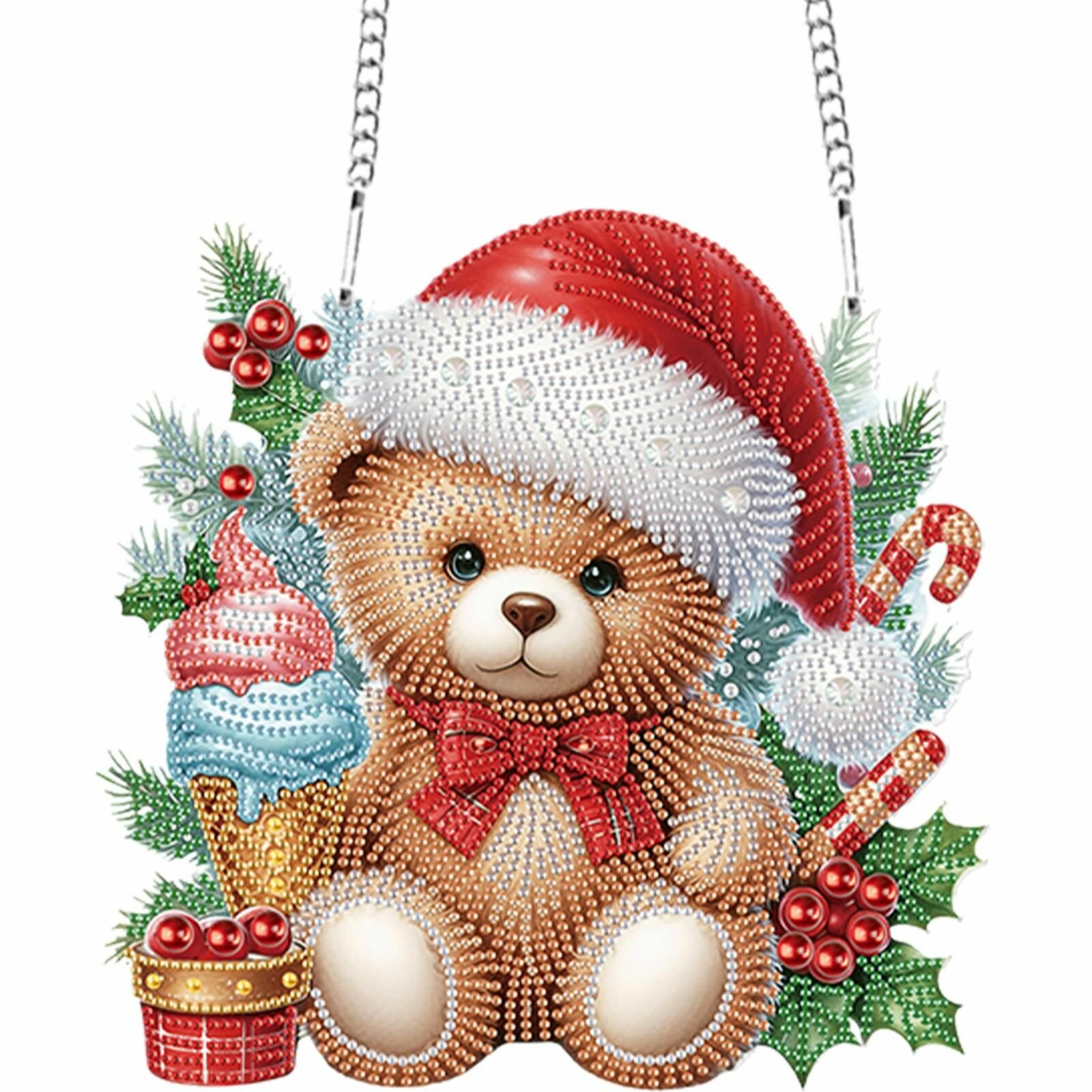 Набор с акриловыми камнями Мишка, 24 см