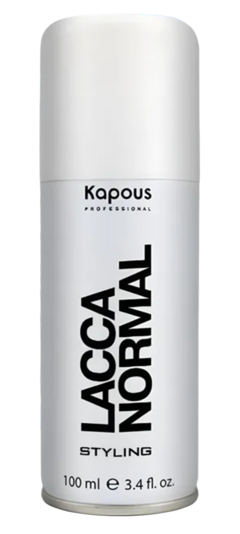 Лак для волос Kapous Lacca Normal, аэрозоль, фиксация средняя, для всех типов, 100мл