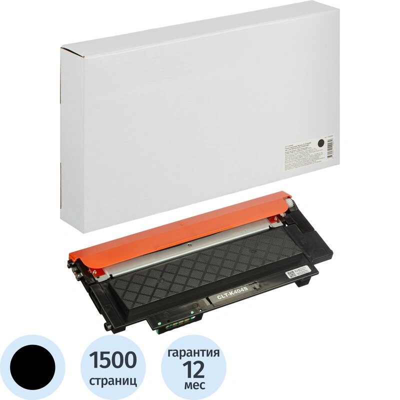 Тонер-картридж Retech CLT-K404S чер. для Samsung SL-C430/C480