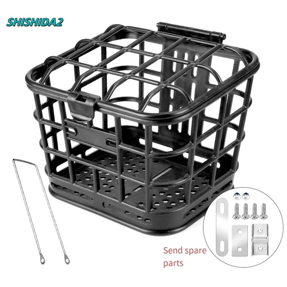 Корзина для электровелосипеда, 1 шт, черная, используется для загрузки предметов в электровелосипед