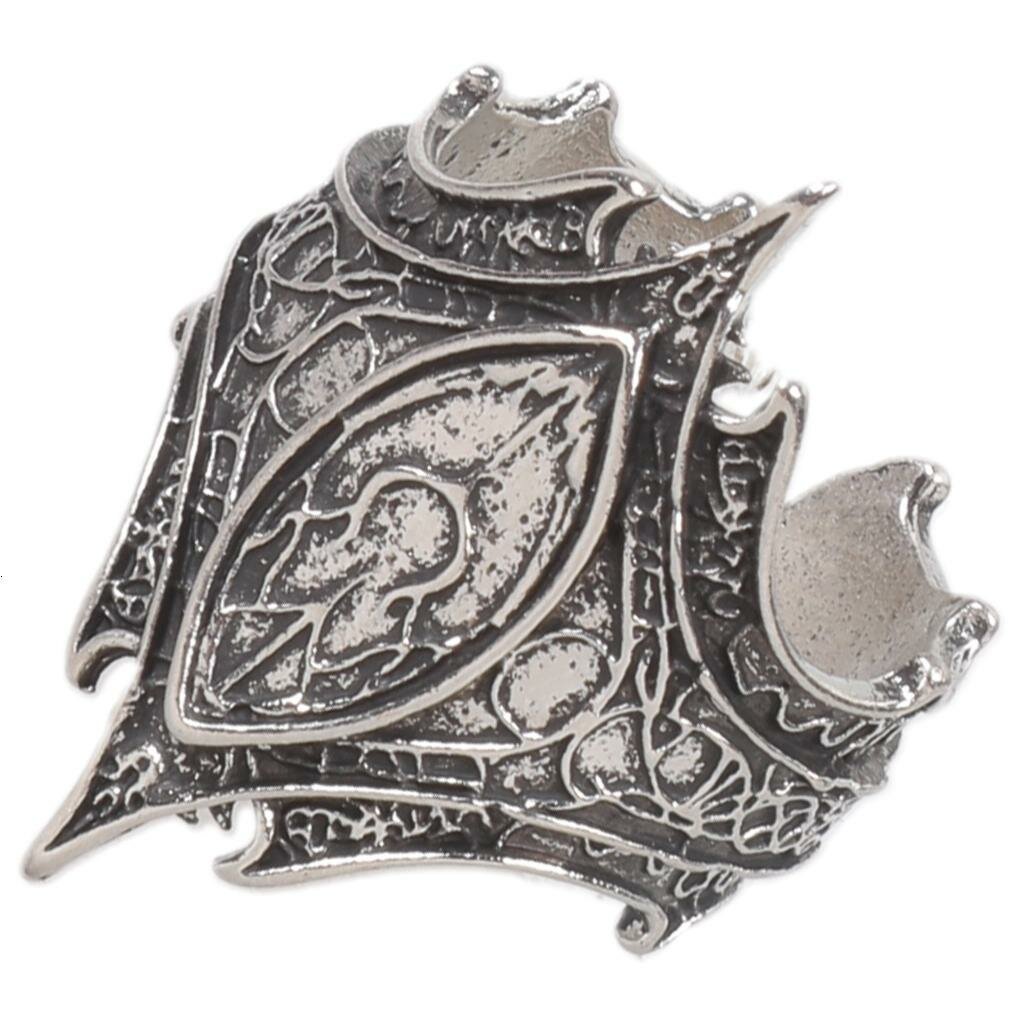 Готическое кольцо с регулируемым размером, Черный