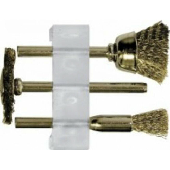 Набор корщетки латунир 3ШТ для грав МАШ FIT