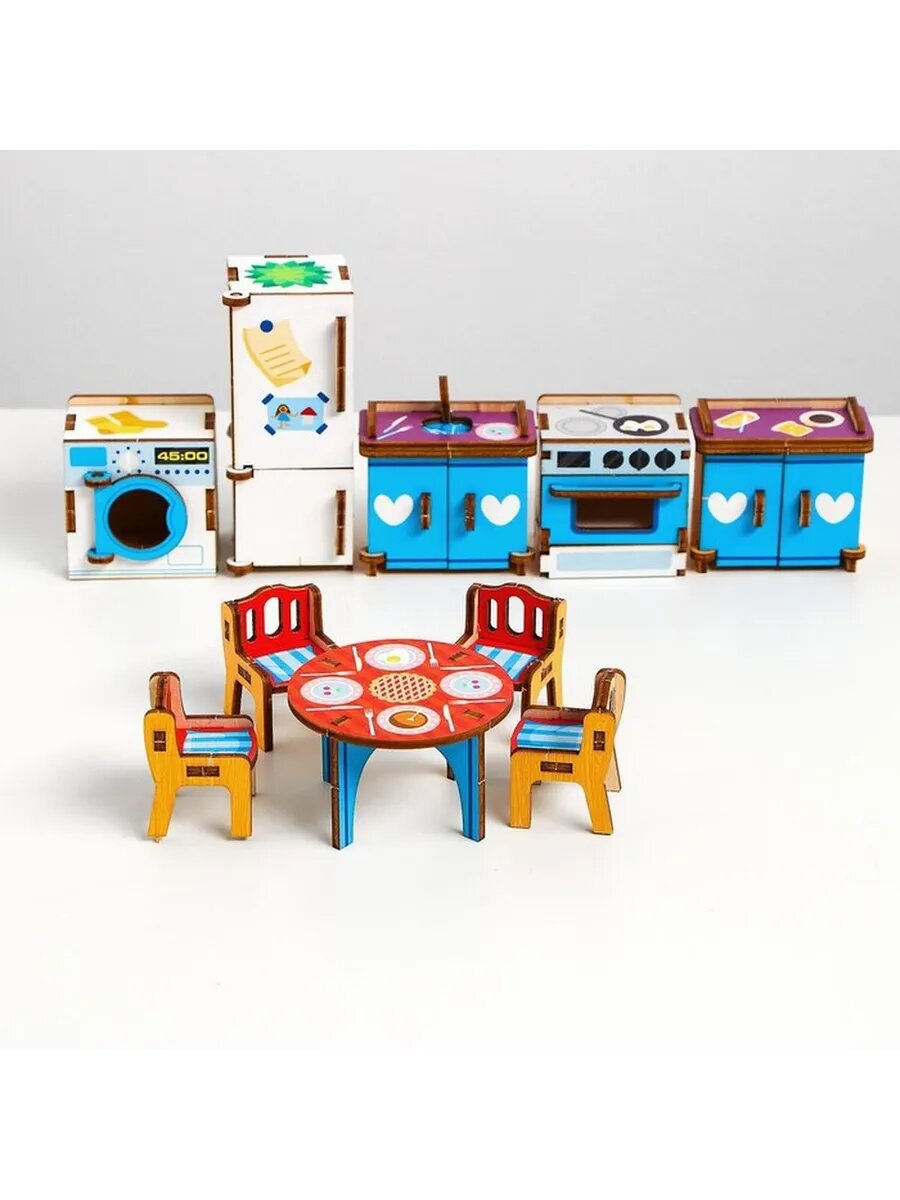 Детский игровой набор мебели для кукол