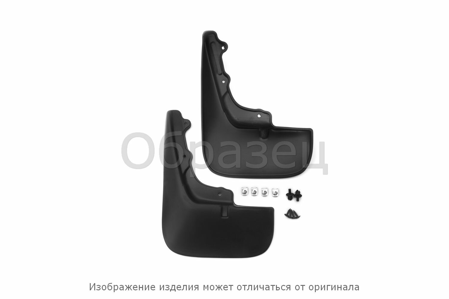 Брызговики передние JEEP Wrangler 2,4 doors, 2007-2 шт. (полиуретан)