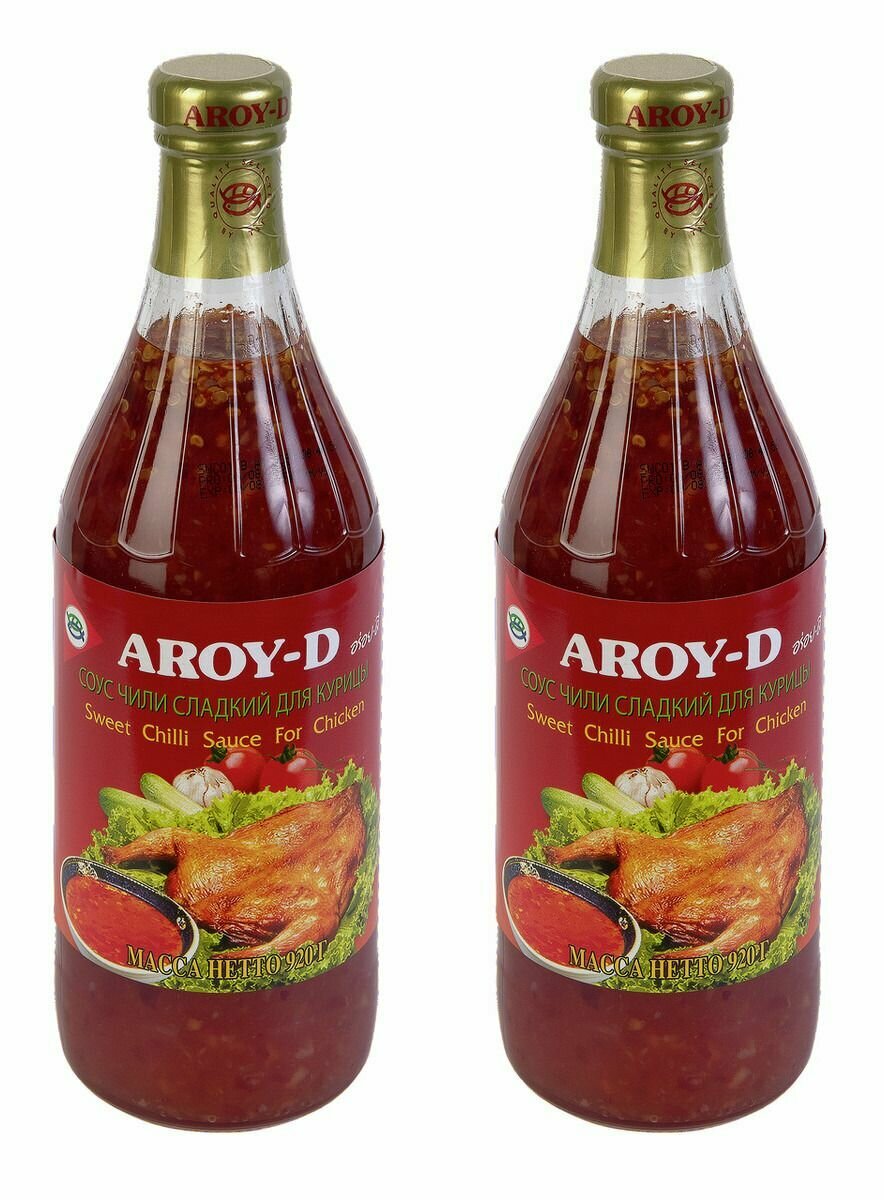 Aroy-D Соус Чили сладкий, 920 г, 2 шт