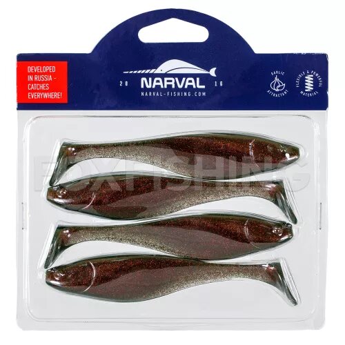 Силиконовая приманка Narval Commander Shad 12cm #058 4шт.