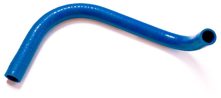 Патрубок вентиляции картера (сапуна) ВАЗ 2103-2121 длинный синий силикон Profi CS-20