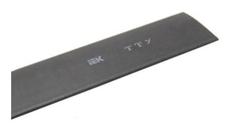 Трубка термоусадочная ТТУ 10/5 черн. 1м, IEK UDRS-D10-1-K02 (50 м.)