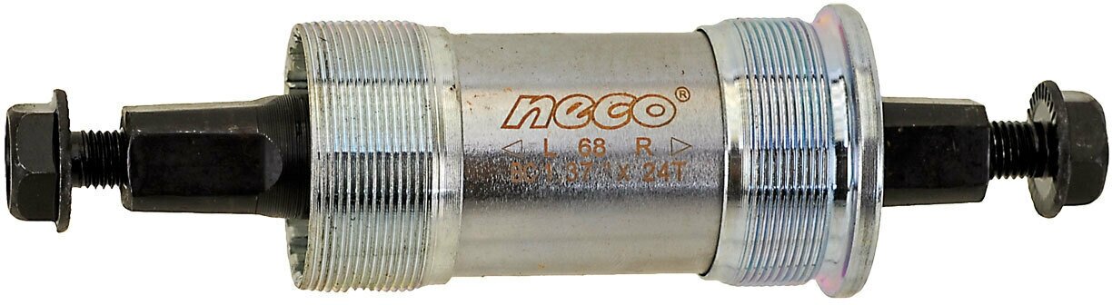 Каретка-картридж для велосипеда NECO корпус 68мм 119/27мм чашки: сталь