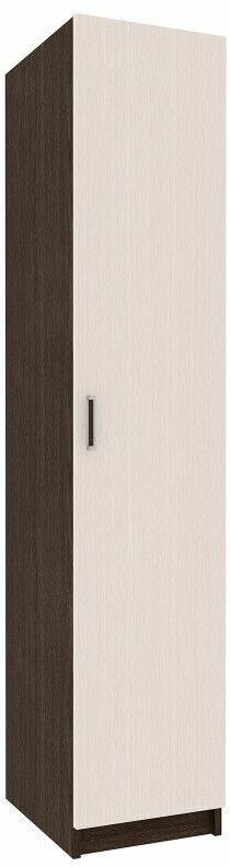 Шкаф распашной SPACE-400 Венге/Дуб Белфорд, ЛДСП, с полками, для спальни, гостиной, прихожей, 1980х510х400, гросс