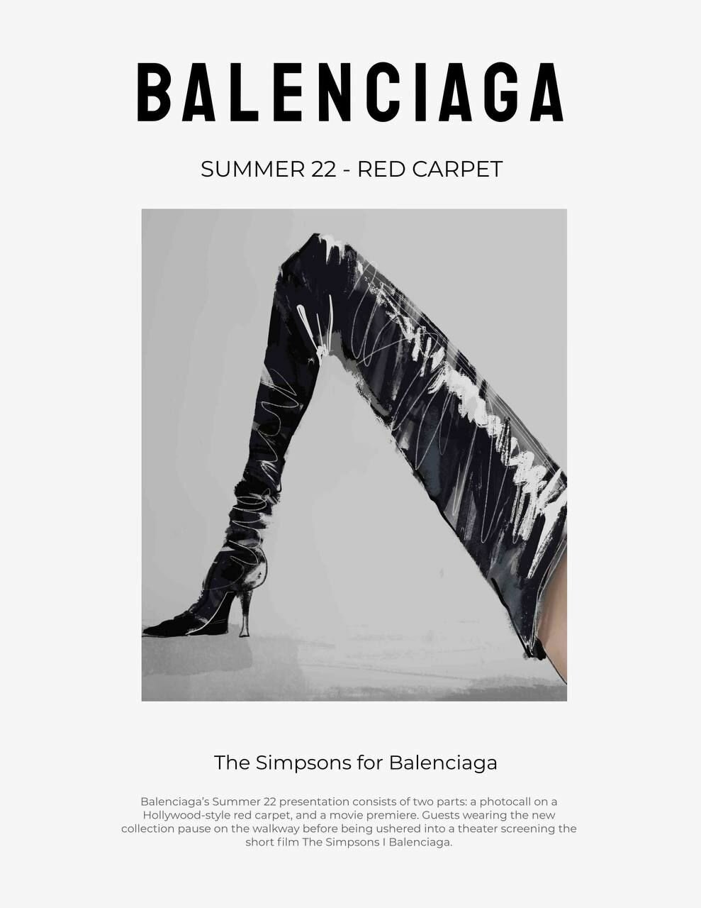 Постер, плакат на стену Balenciaga