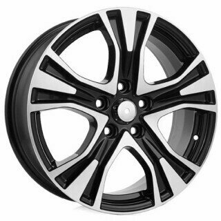 Диски легковые литые 7.0*17 5*114.3 et45 h60.1 КиК KC673 Camry Алмаз черный(цвет)