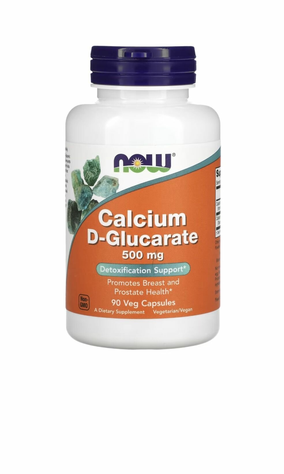 D-Глюкарат Кальция NOW Calcium D-Glucarate 500 mg 90 капсул