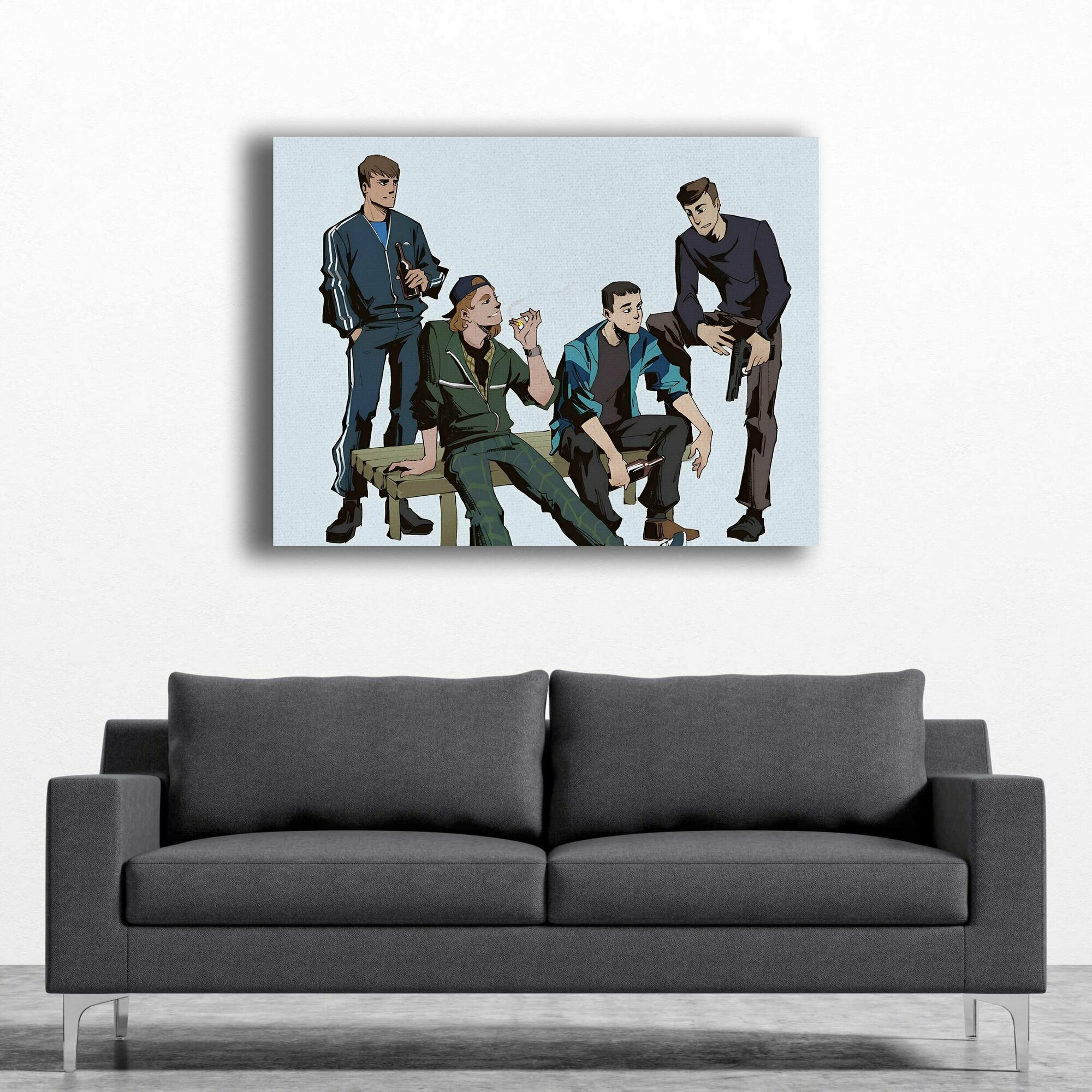 Интерьерная картина на холсте / Сериал / Бригада 30*40