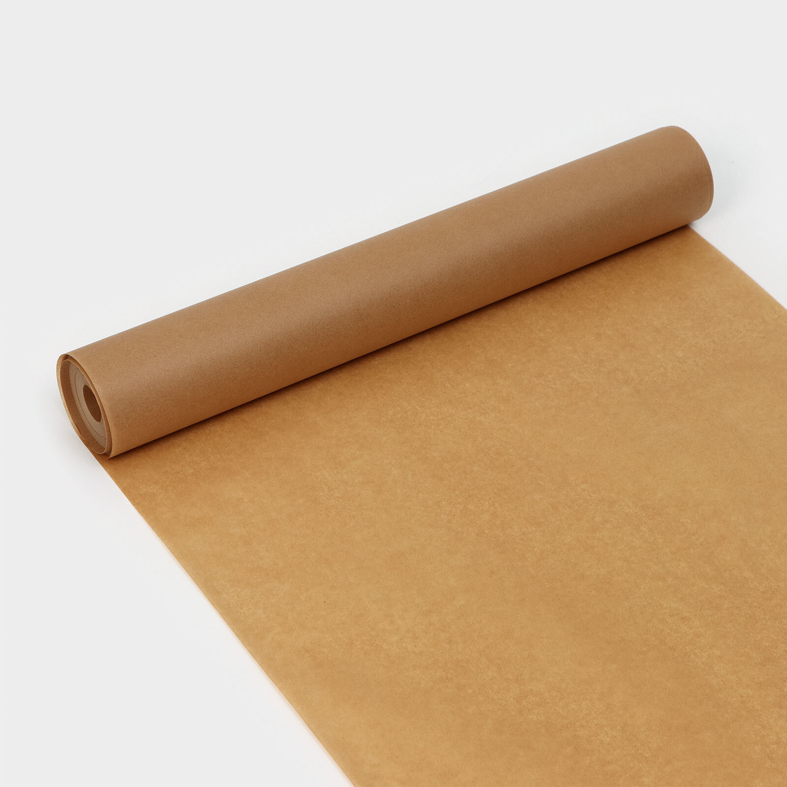 Пергамент силиконизированный Доляна, 38 см х 50 м, коричневый, жиростойкий