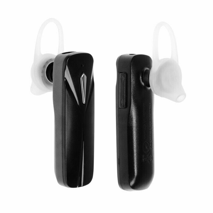 Беспроводная bluetooth-гарнитура для телефона, W-49, крепление за ухо, черная