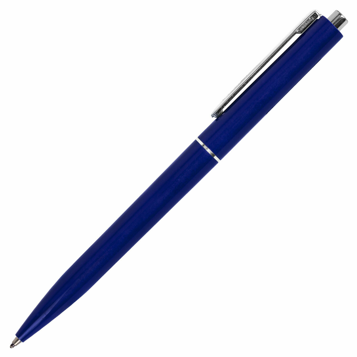 Ручка шариковая автоматическая BRAUBERG X17 BLUE, синяя, корпус синий, стандартный узел 0,7 мм, линия письма 0,5 мм, комплект из 24 шт, 144157