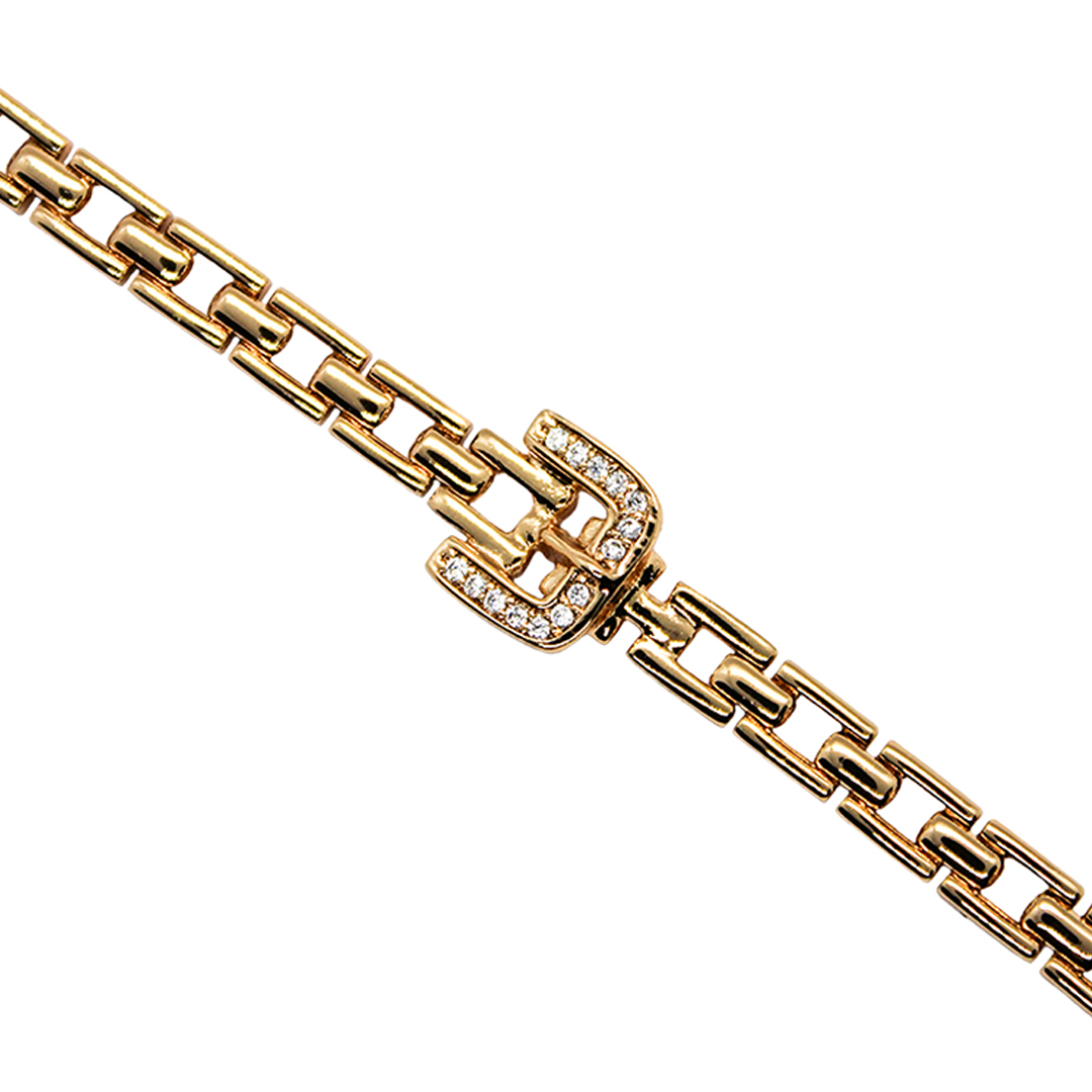 Браслет-цепочка, циркон