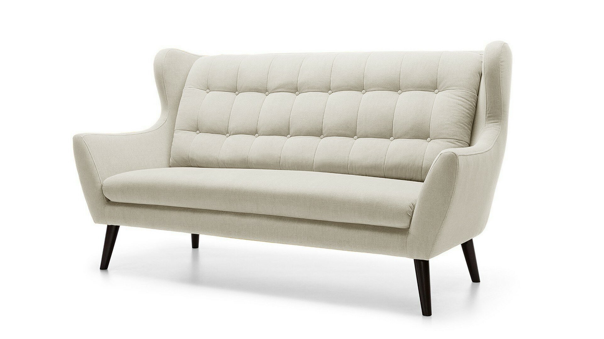 Диван Ньюкасл 2 Vivaldi 04 NEW 196x85x105 см, бежевый Велюр, нераскладной GOODFORM