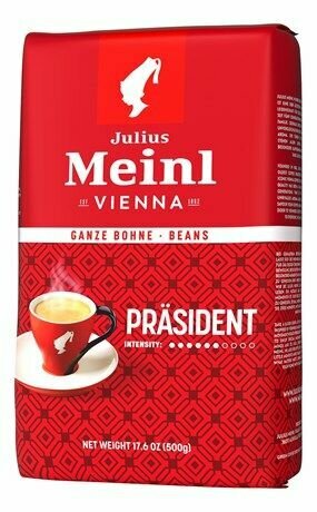 Julius Meinl Кофе в зернах Президент, 500 г