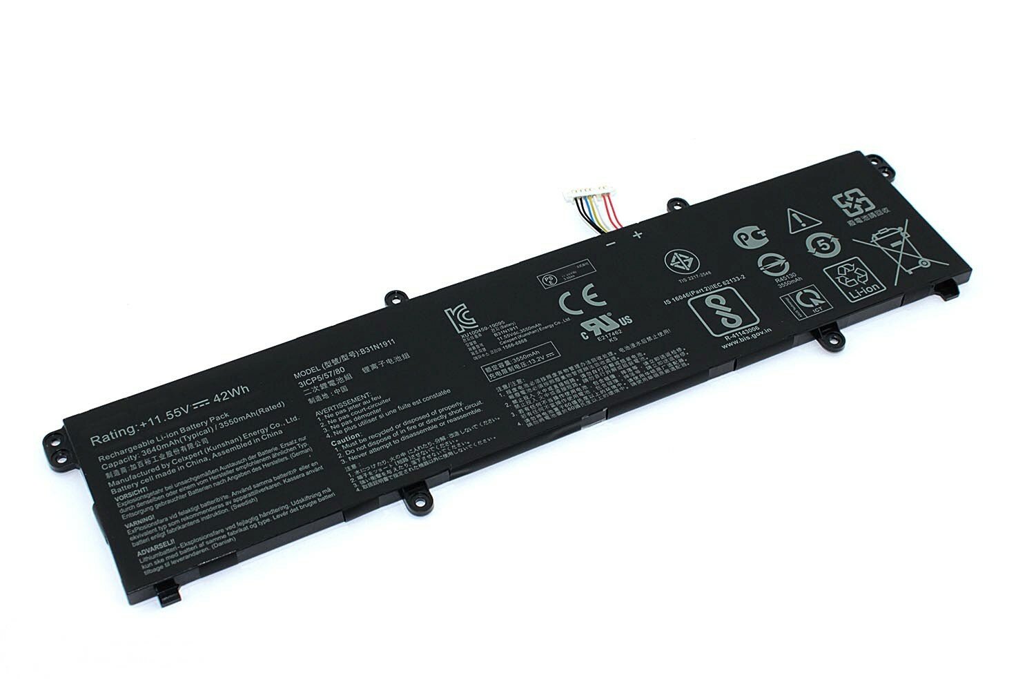 Аккумулятор для Asus VivoBook Flip 14 TM420IA-EC069T 11.55V (42Wh)