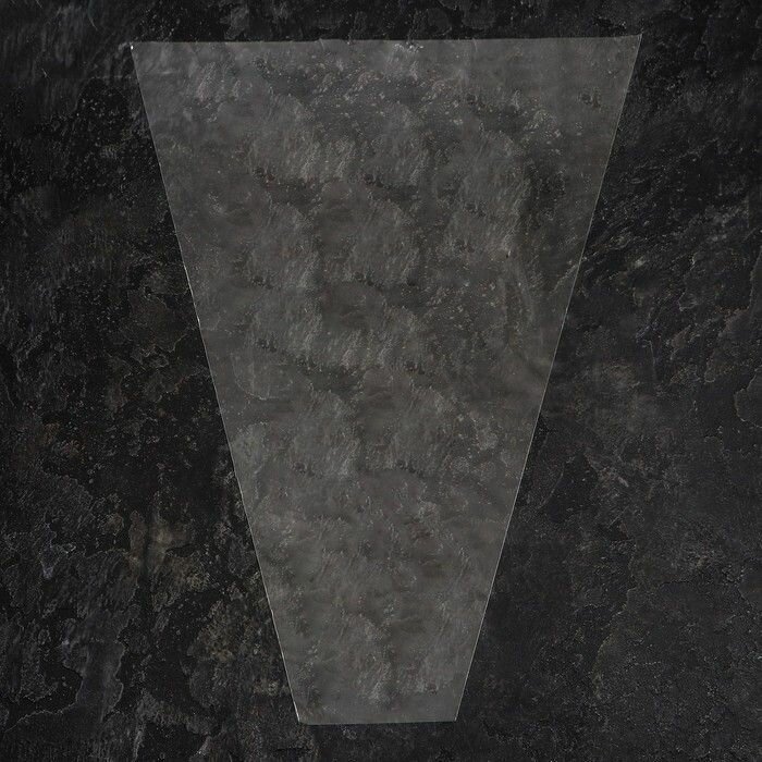 Пакет для цветов, конус, 12 45 60см, прозрачный (50 шт)