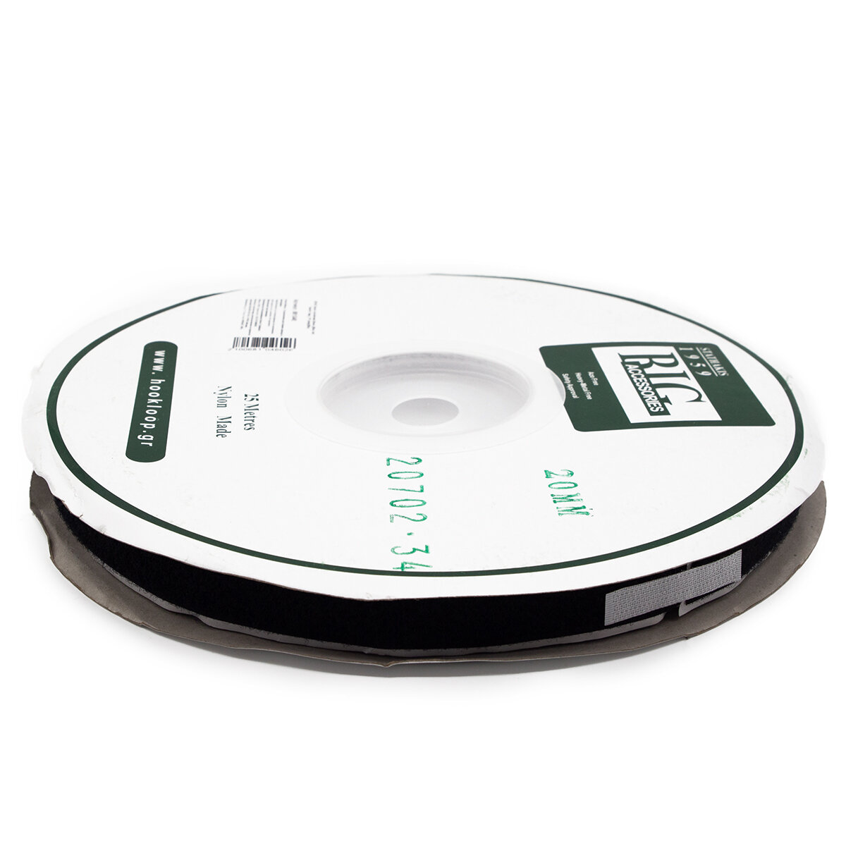 Лента контактная самоклеящаяся 'петля' BIG, 20702, 20 мм*25 м (черный)